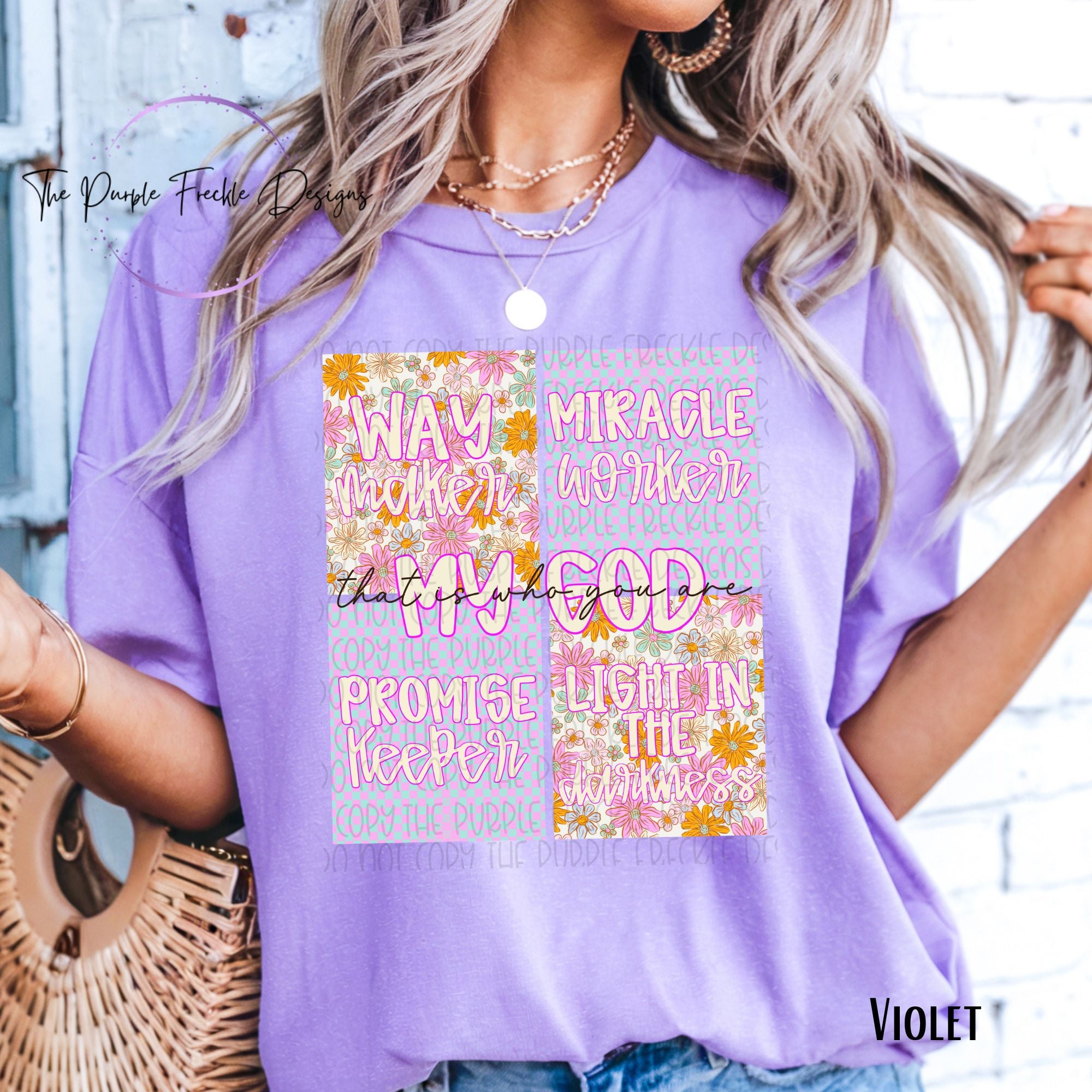 My God – The Purple Freckle Designs